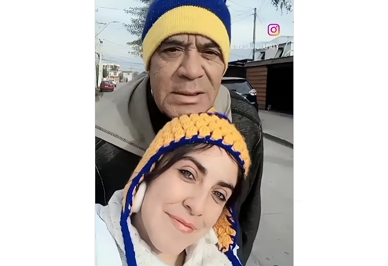 Turrón reapareció en redes sociales con pareja 26 años menor